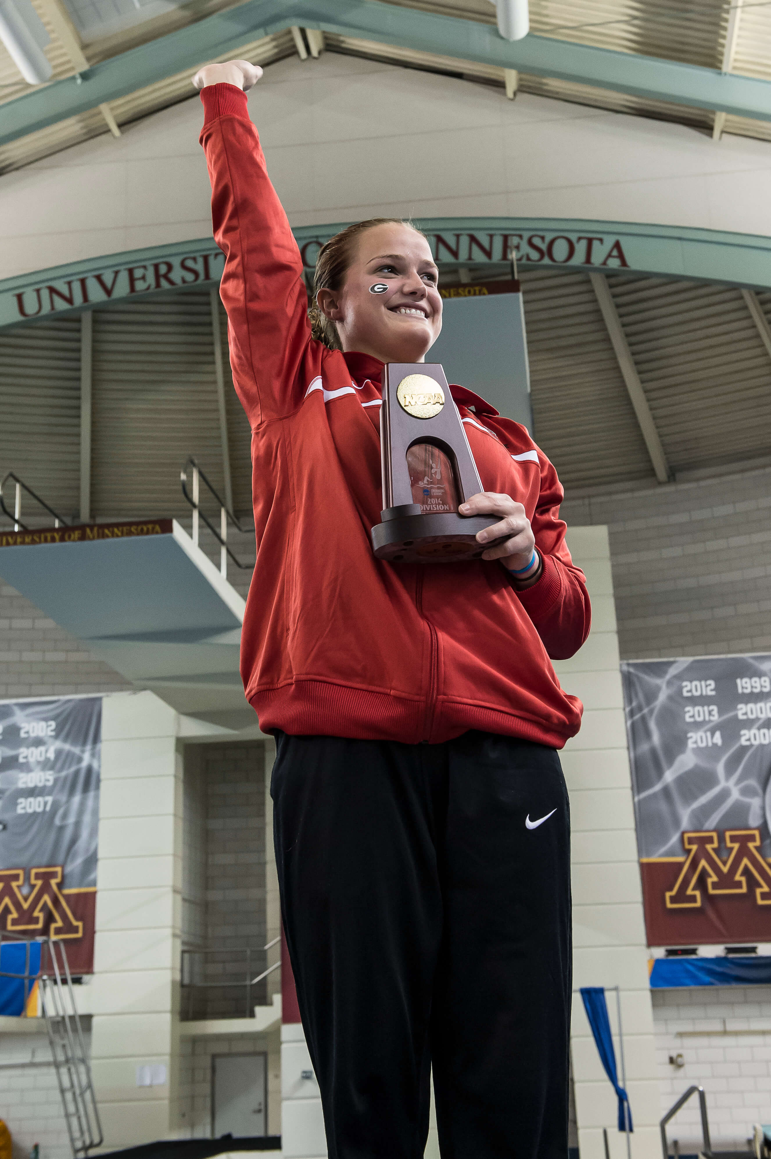 Georgia's Laura Ryan Drills Final Dive to Clinch Second Diving Title ...