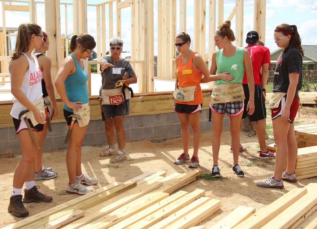 University of Alabama Student-Athletes Honor John Servati with Habitat ...