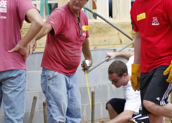 University of Alabama Student-Athletes Honor John Servati with Habitat ...