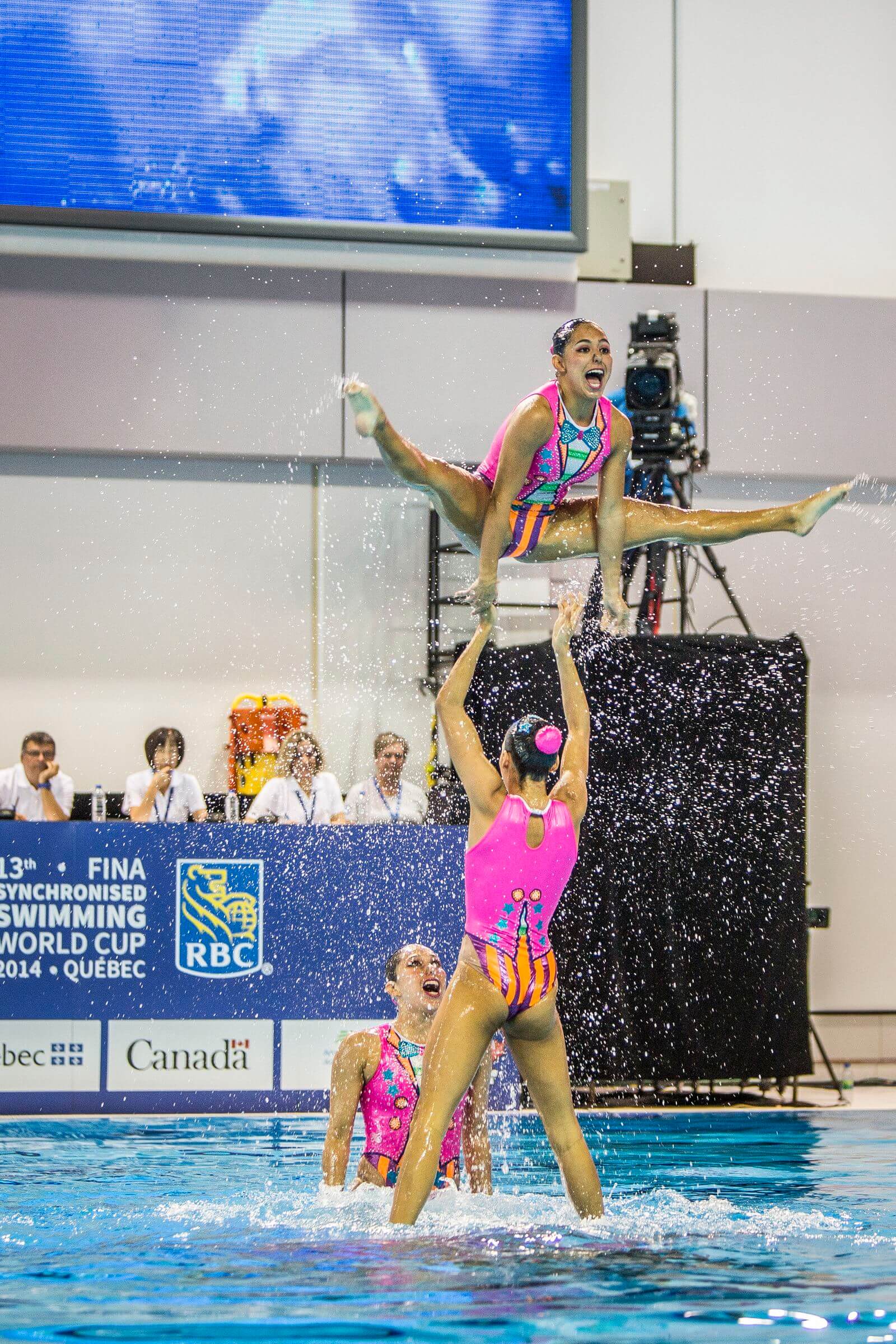 China, Ukraine Shine in Day Two of FINA Synchronized Swimming World Cup ...