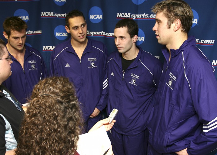 Mike Alexandrov, Kyle Bubolz, Bruno Barbic Joining Matt Grevers in ...