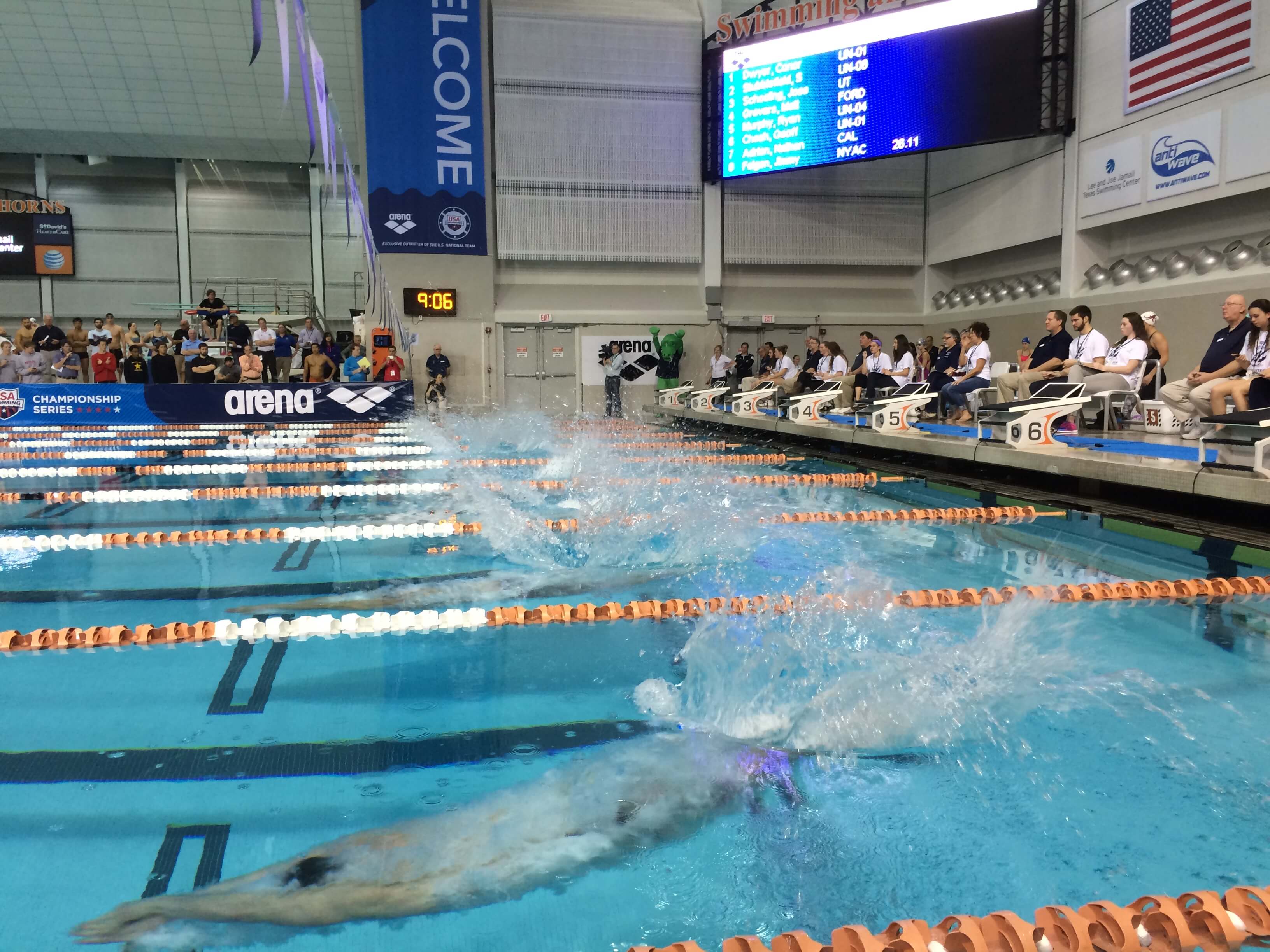 Arena Pro Swim Series Austin: Day One Race Videos