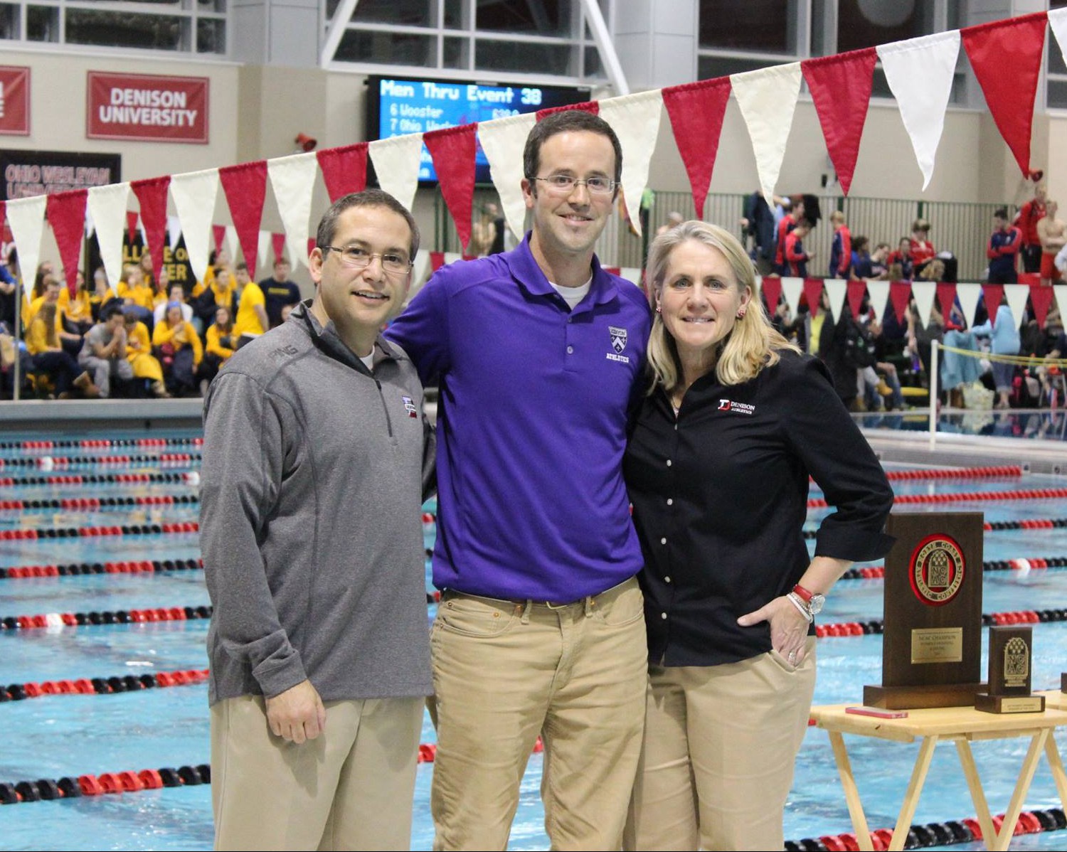 Kenyon's Diving Coach Andy Scott Speaks to the Hearts