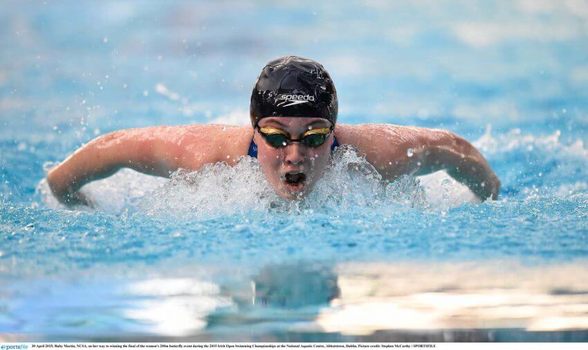 Ruby Martin Leads Three Swimmers Past Mary Descenza's Meet Record at ...