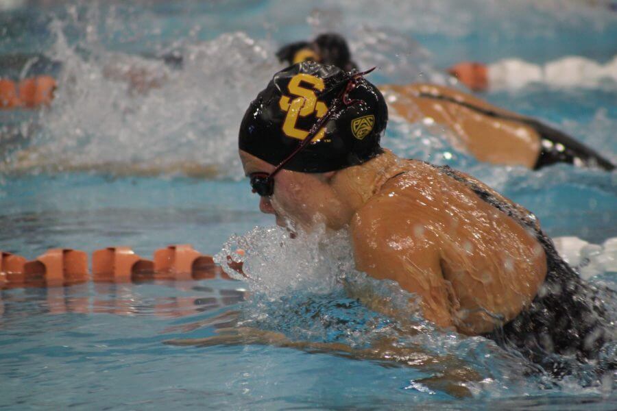 Riley Scott Leads USC Past UCLA - Swimming World