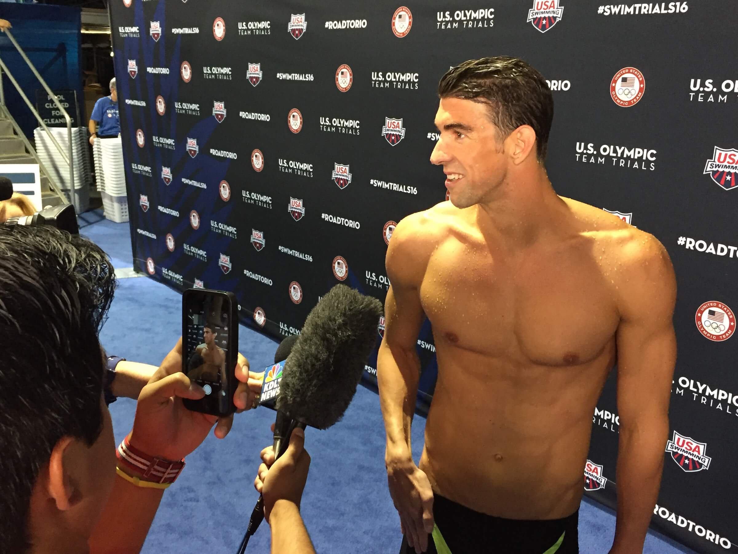Michael Phelps Opens Trials Competition with 200 Fly First Seed