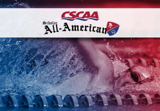 CSCAA Announces Scholar All-America Teams