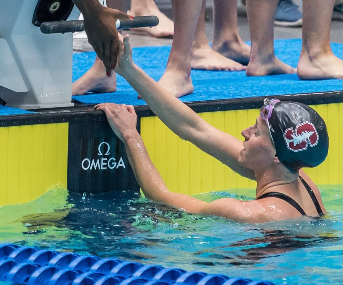 Ally Howe Wins First Individual NCAA Title in 100 Back - Swimming World