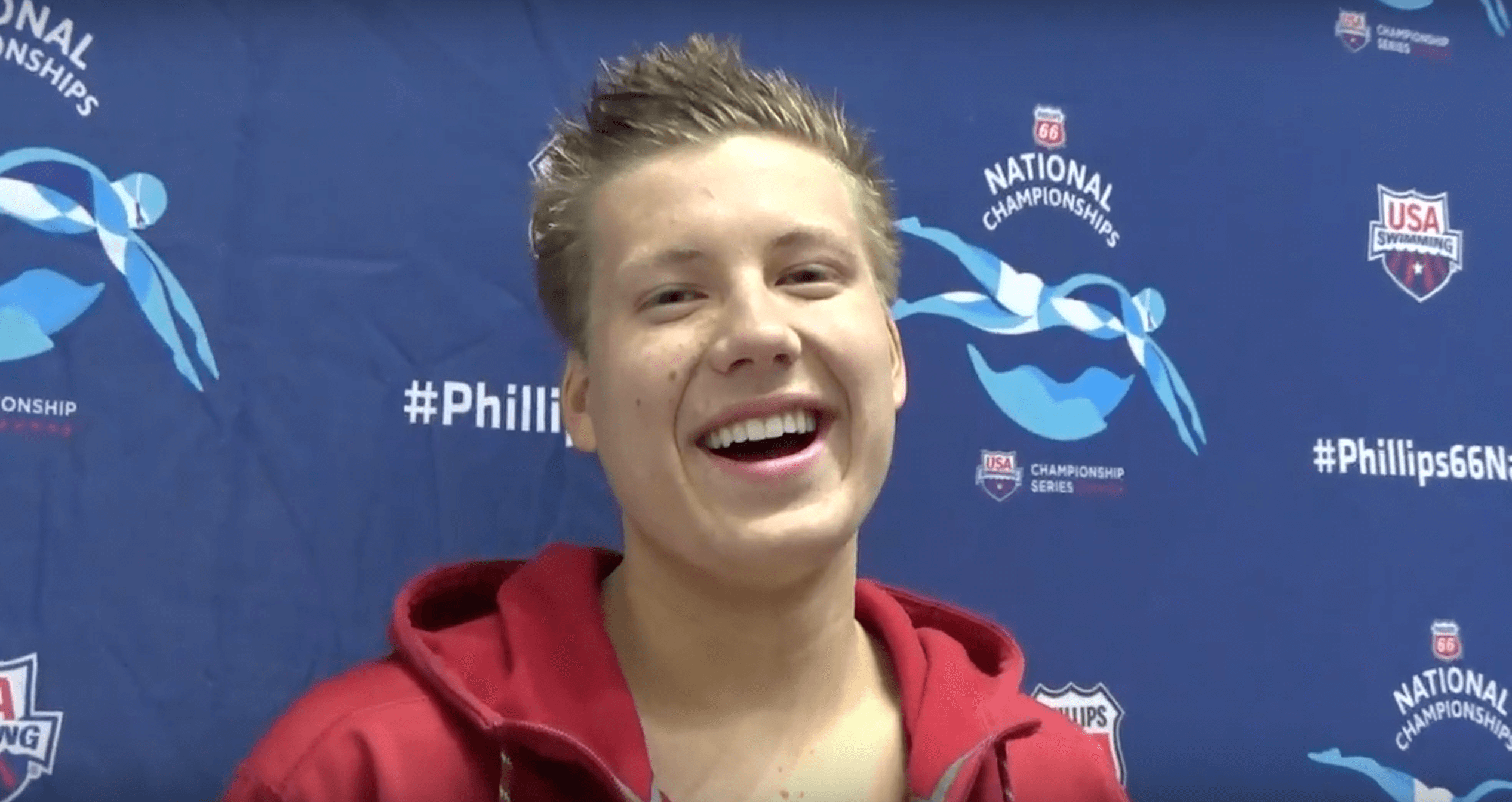 (Video Interview) Best Race of His Life for True Sweetser - Swimming World