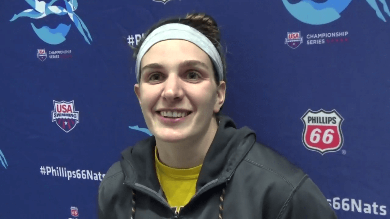 (Video Interview) Hannah Stevens Makes First Worlds Team in 50 Backstroke - Swimming World