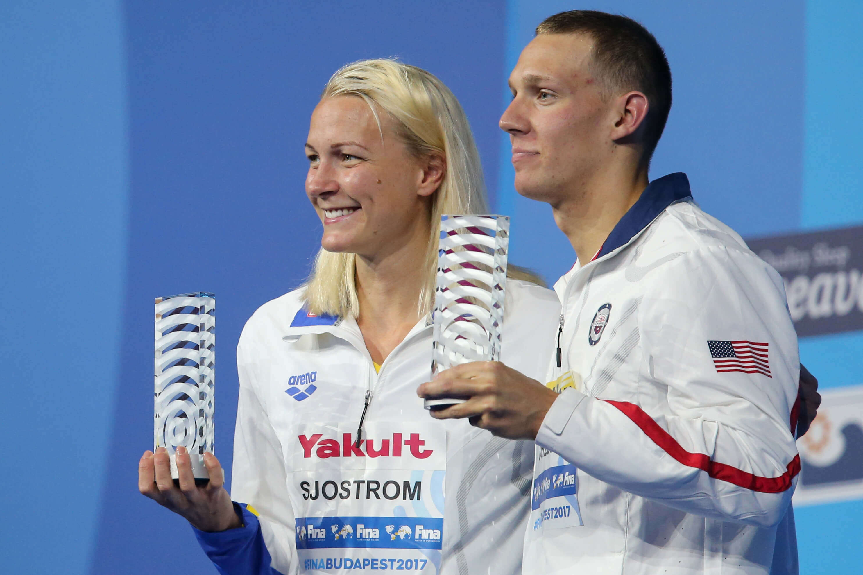 Sarah Sjostrom and Caeleb Dressel Announced as Swimmers of the Meet ...