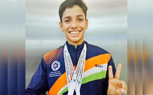 BISP's Aryan Wins Bronze in the Asian Age Group Swimming Championships ...