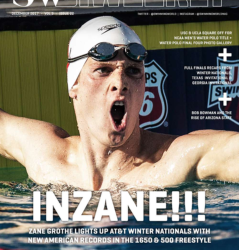 Zane Grothe Lights Up Newest Swimming World Biweekly; Download FREE Now ...