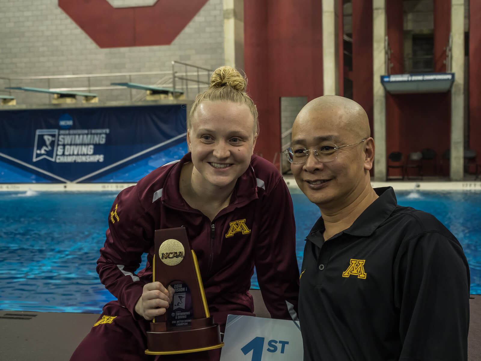 Sarah Bacon Bounces Back to Claim NCAA Diving Title - Swimming World