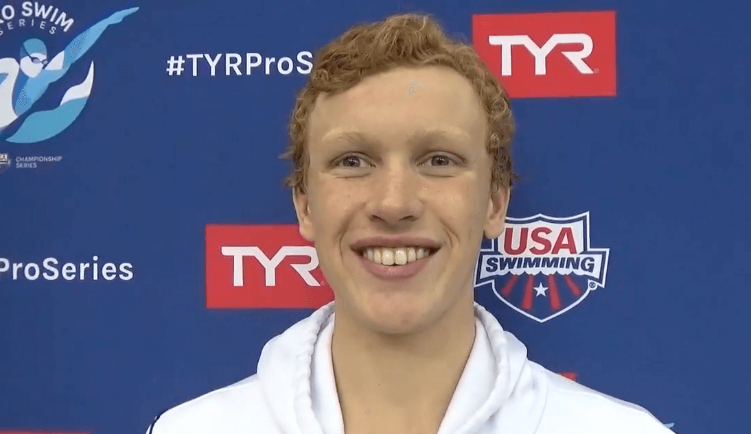 (VIDEO INTERVIEW) Jake Foster Feeding Off Team Energy - Swimming World