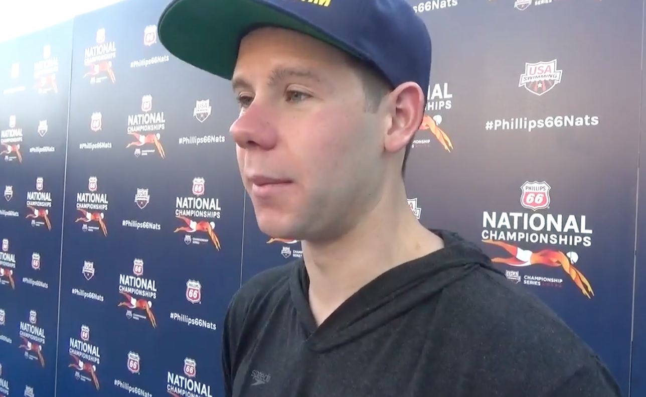 Sean Grieshop On Finally Getting a Best Time in 400 IM (VIDEO INTERVIEW ...