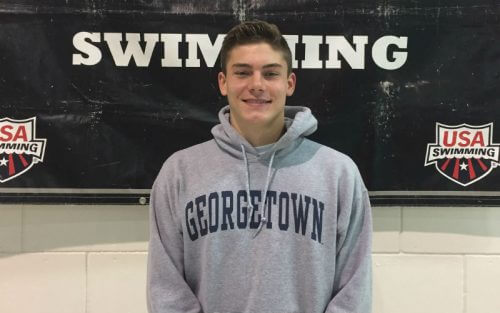 Michael Baldini Announces Verbal Commitment to Georgetown - Swimming World