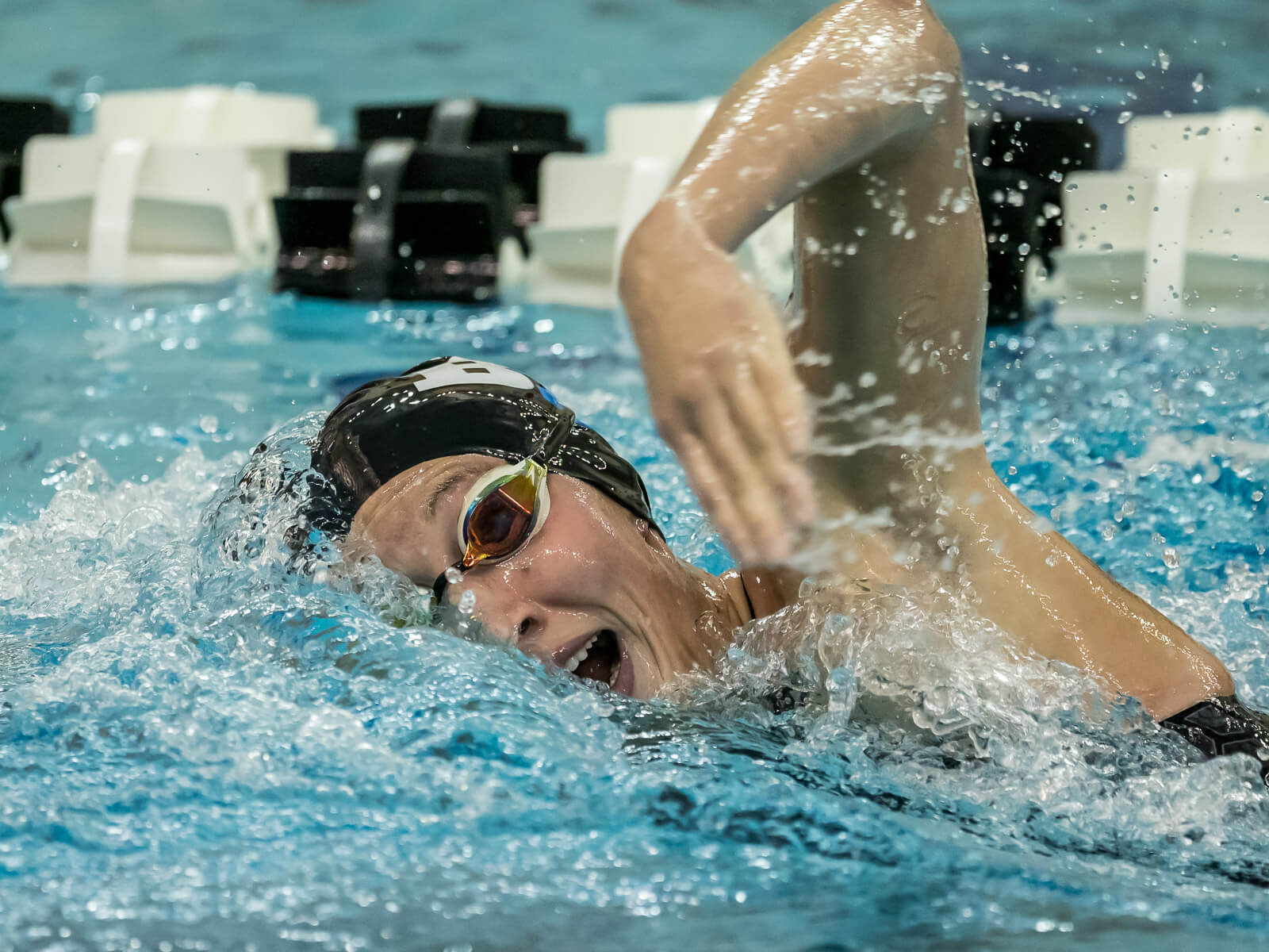 (VIDEO INTERVIEW) Ally McHugh Post ACC-B1G Challenge - Swimming World