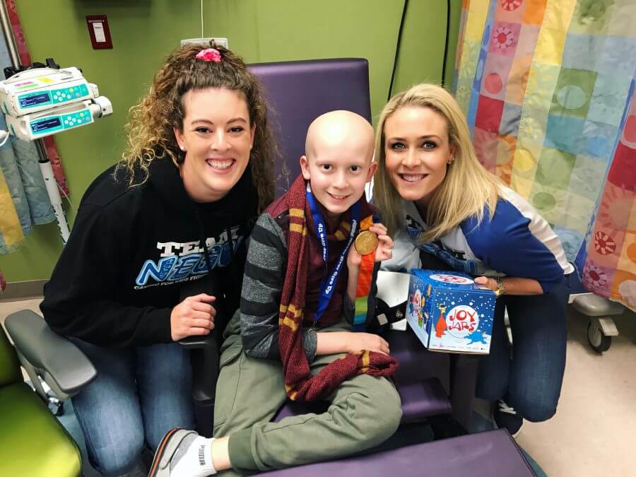 Kaitlin Sandeno, Allison Schmitt Visit Hospital for Jessie Rees ...