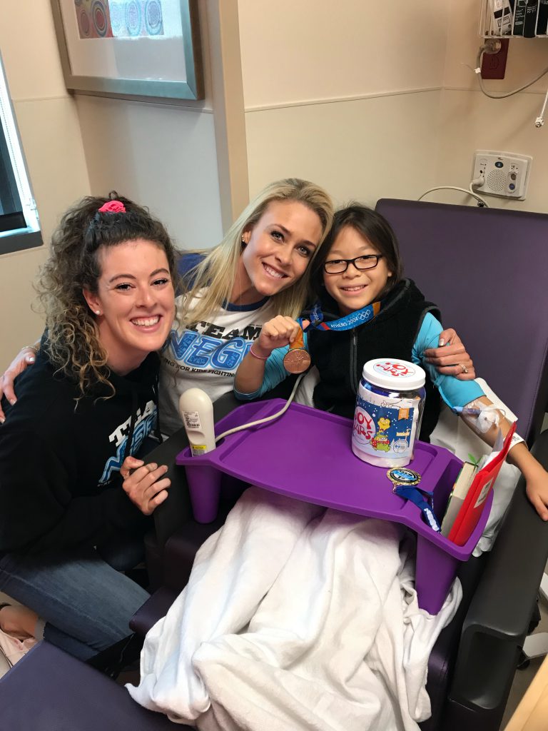 Kaitlin Sandeno, Allison Schmitt Visit Hospital for Jessie Rees ...