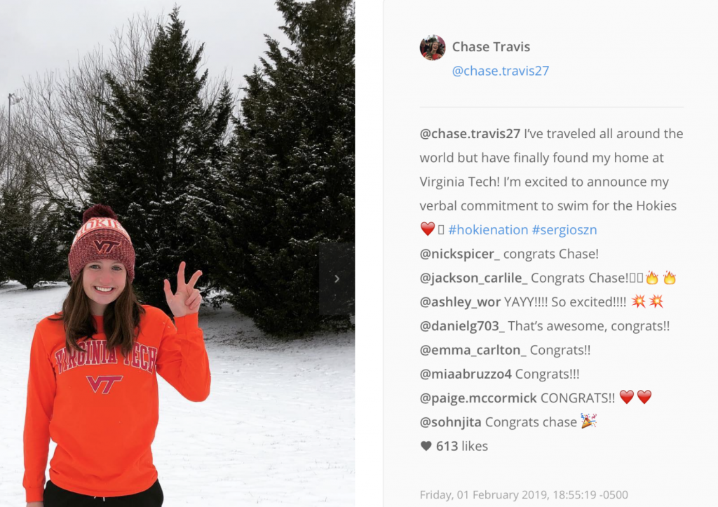 Virginia Tech Hokies Get 2020 Verbal from U.S. National Open Water ...