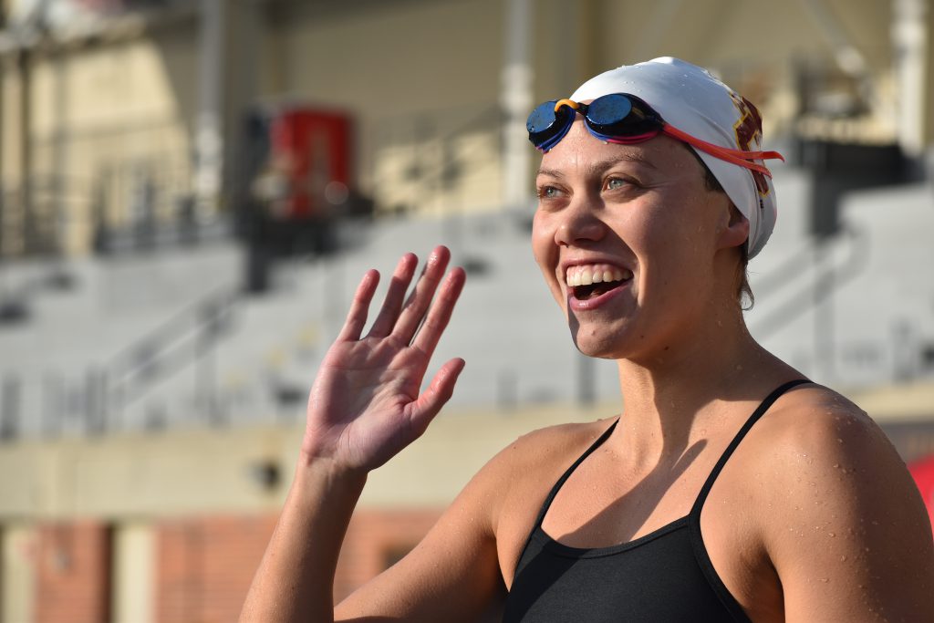 Riley Scott Continues Elite USC Tradition in Breaststroke - Swimming ...