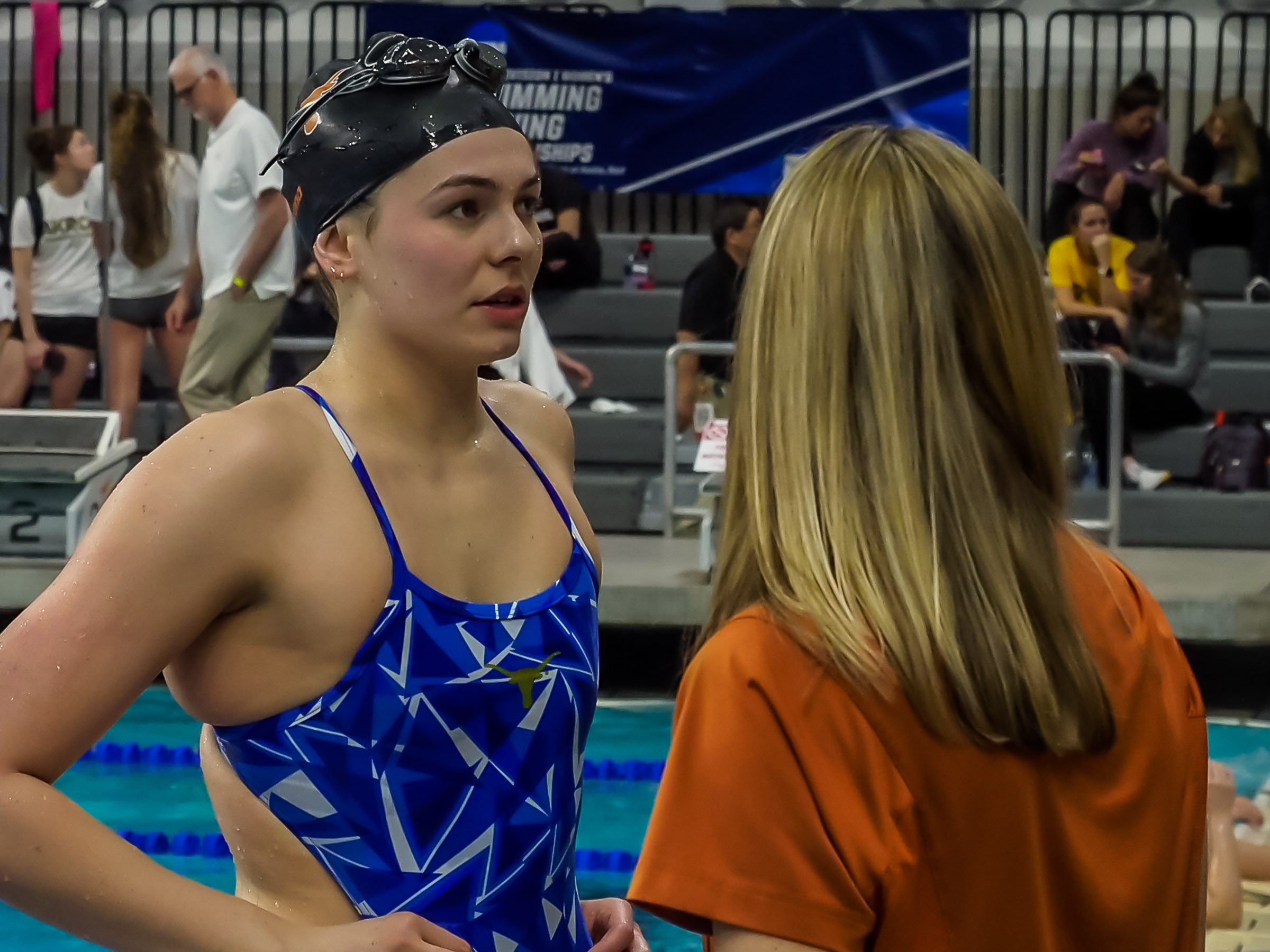2020 Big 12 Swimming and Diving Championships Day Three Heats: Claire ...