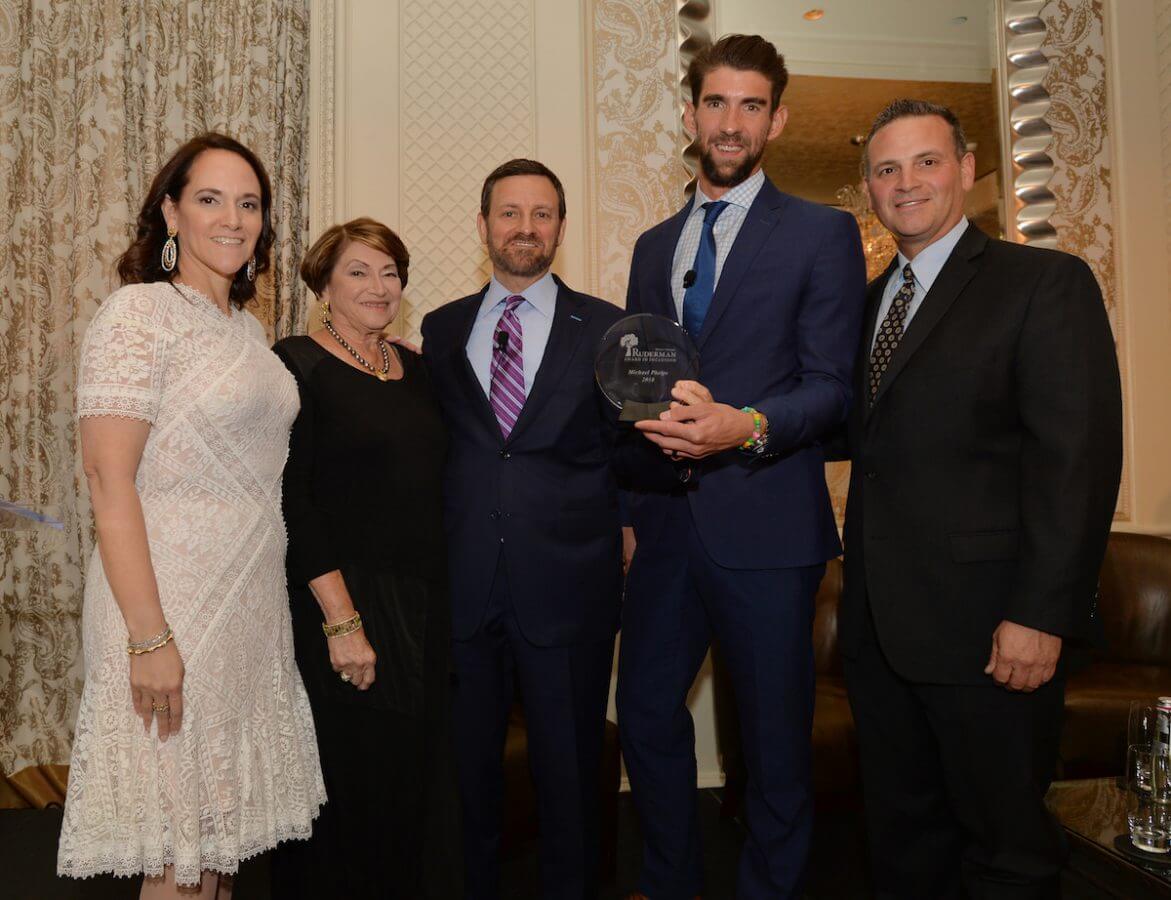 Michael Phelps Awarded the Morton E. Ruderman Award In Recognition Of ...