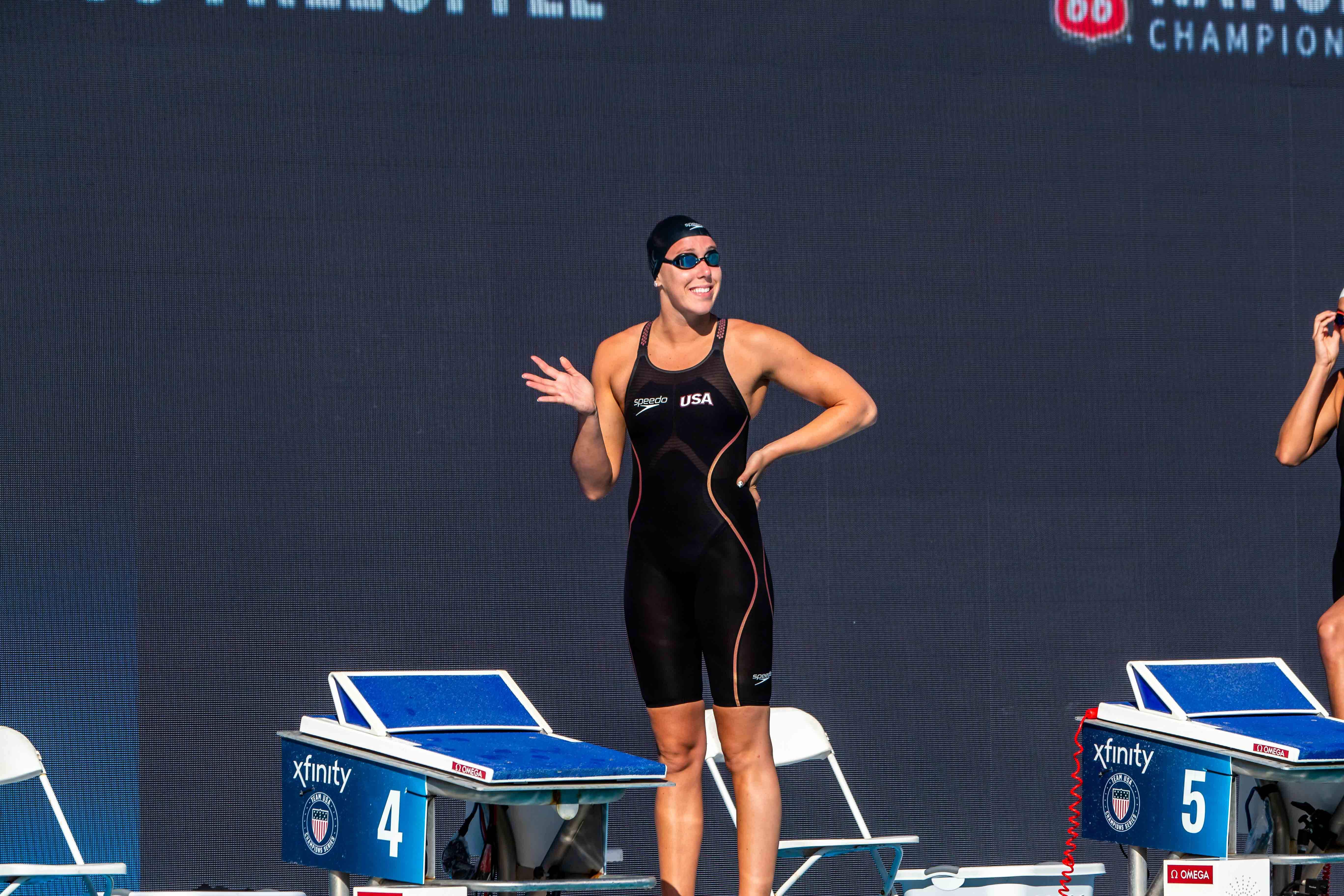 [VIDEO INTERVIEW] Jet-Lagged Abbey Weitzeil Happy with 100 Free ...