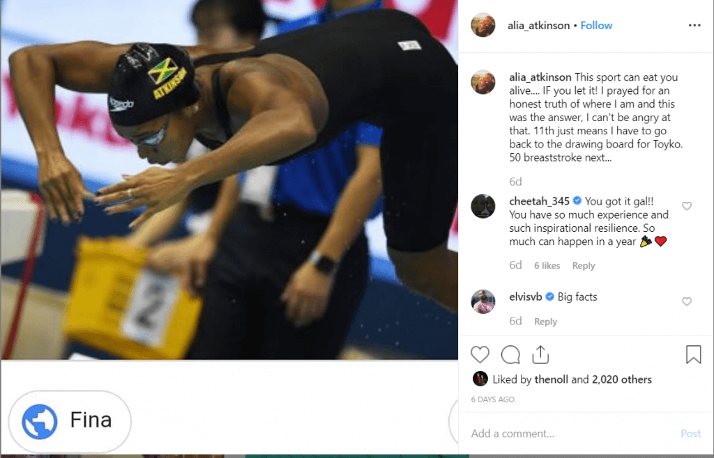 What Makes Jamaican Olympian Alia Atkinson a True Champion - Swimming World