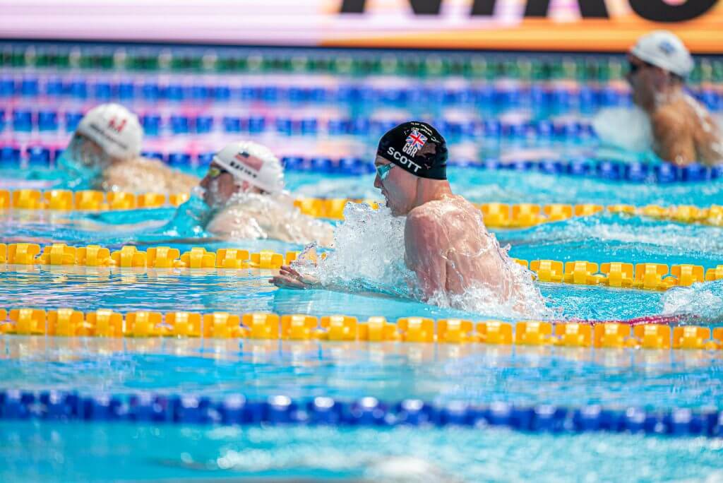 Great Scot(t): Duncan Scott Standing and Soaring in the Pool
