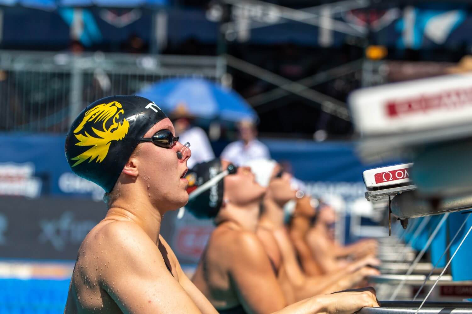 Diver Sarah Rousseau, Sprint Depth Lead Missouri Past Arkansas