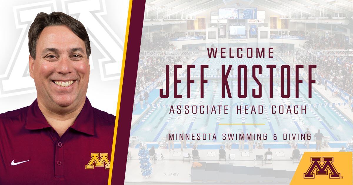 Minnesota Swimming and Diving Adds Jeff Kostoff as Associate Head Coach ...