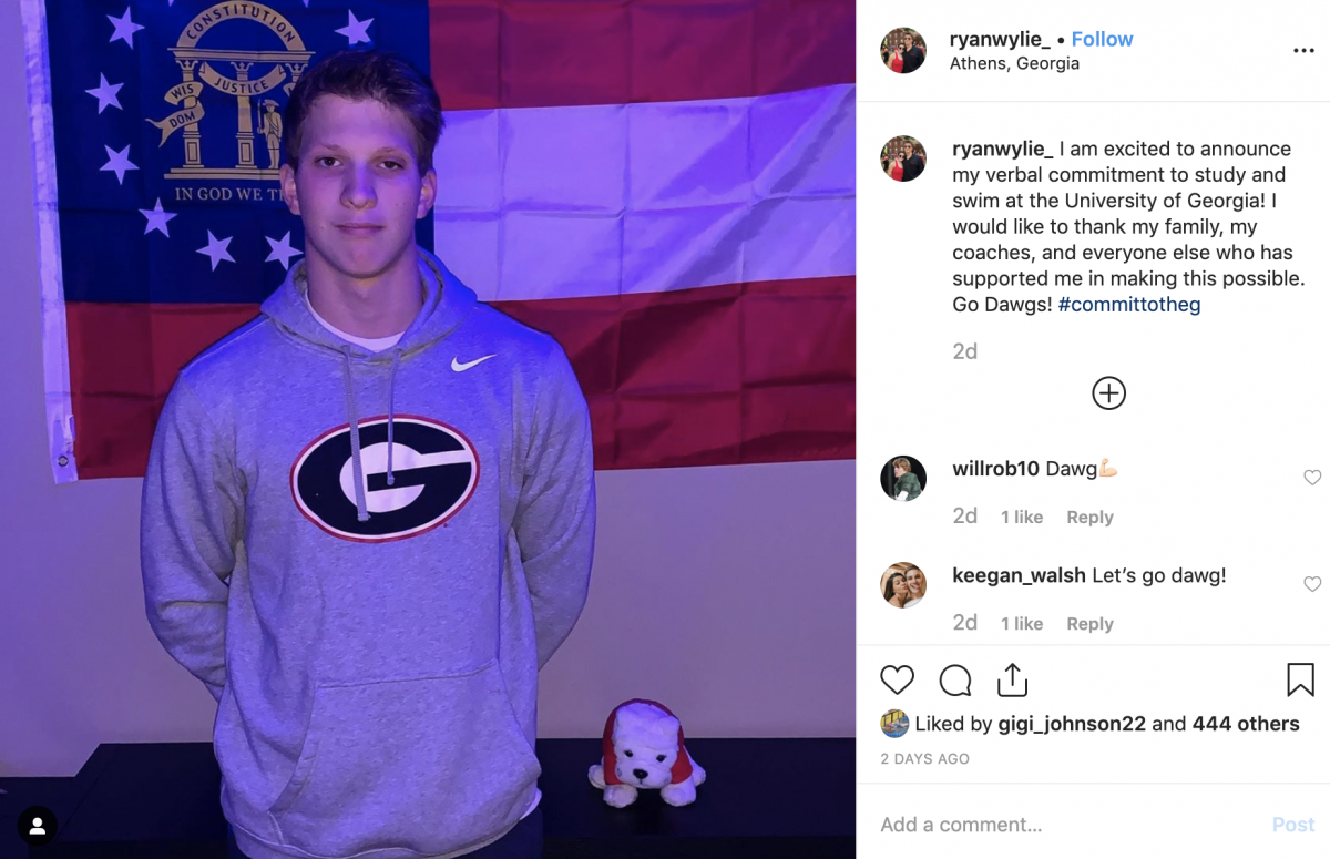 Athens Bulldog Swim Club's Ryan Wylie Stays Local; Selects Georgia for ...