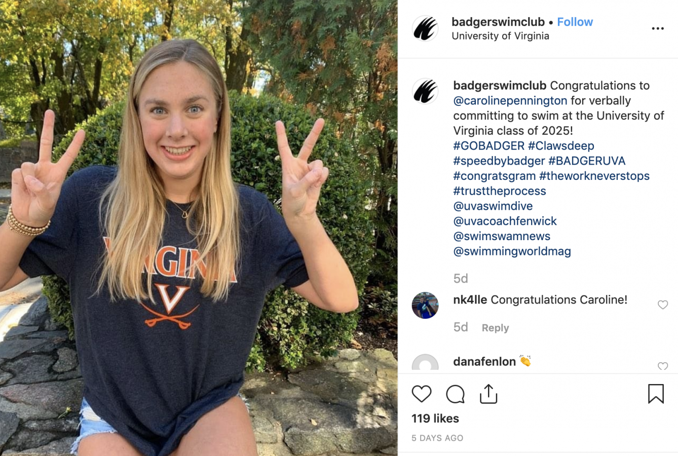 Junior National Finalist Caroline Pennington Pledges Verbal to Virginia ...