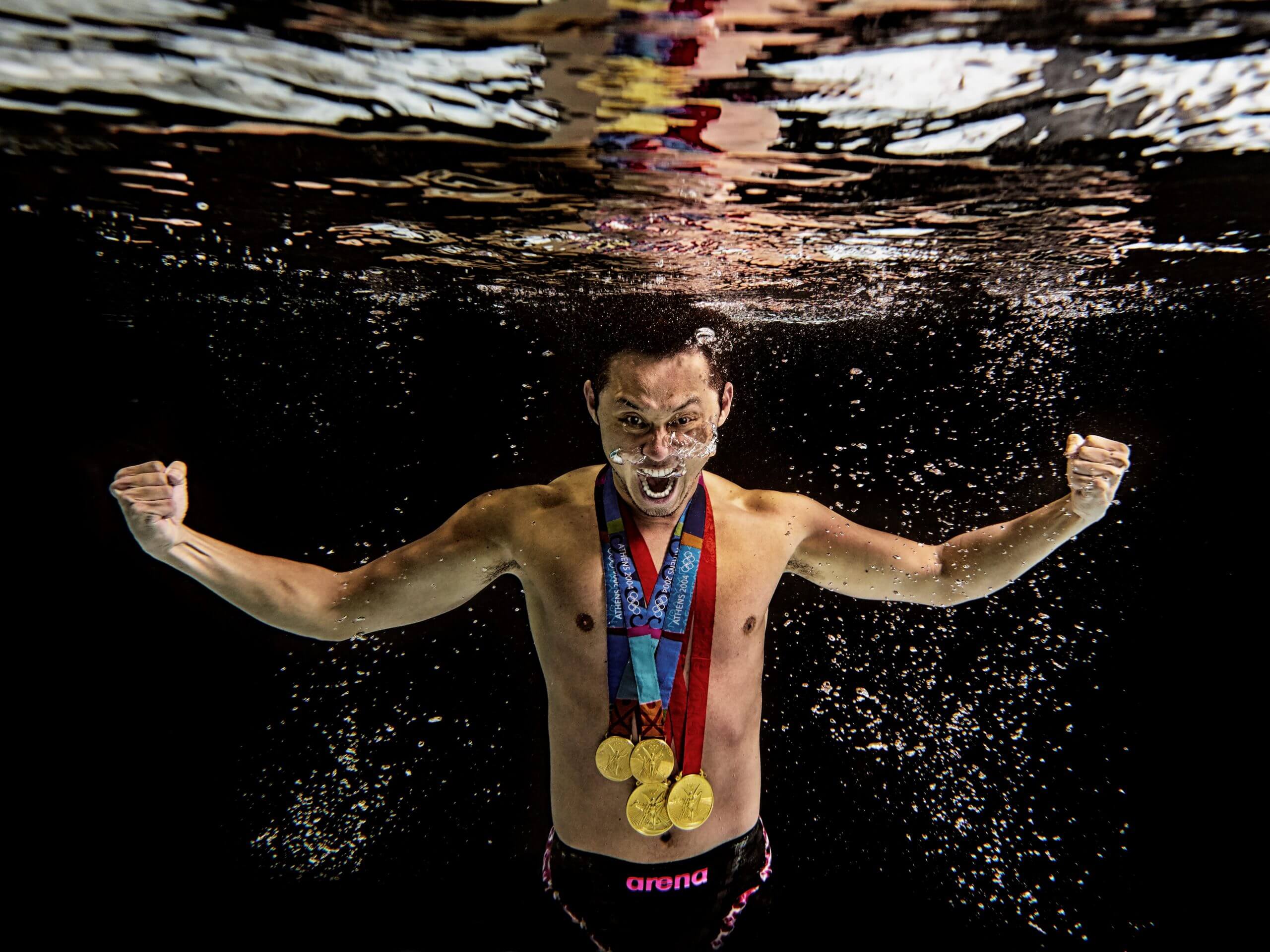 League of Olympic Swim Legends: Kosuke Kitajima Tops 100m Breaststroke ...