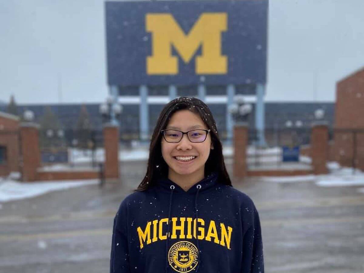 A Glance At the Training of Michigan Standout Freshman Letitia Sim