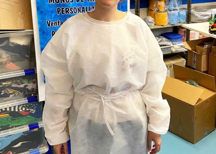 Swimsuit Company, Agon, Making Medical Gowns at Factory in Spain ...