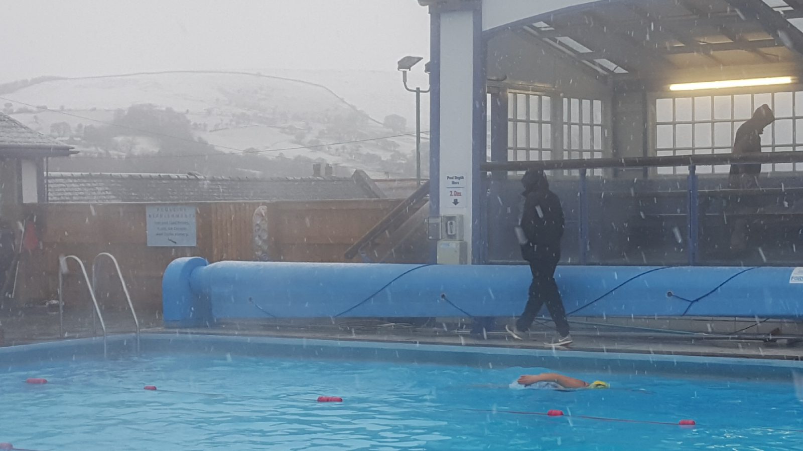 My Favourite Pool: Swimming In The Snow At Hathersage Open Air Pool