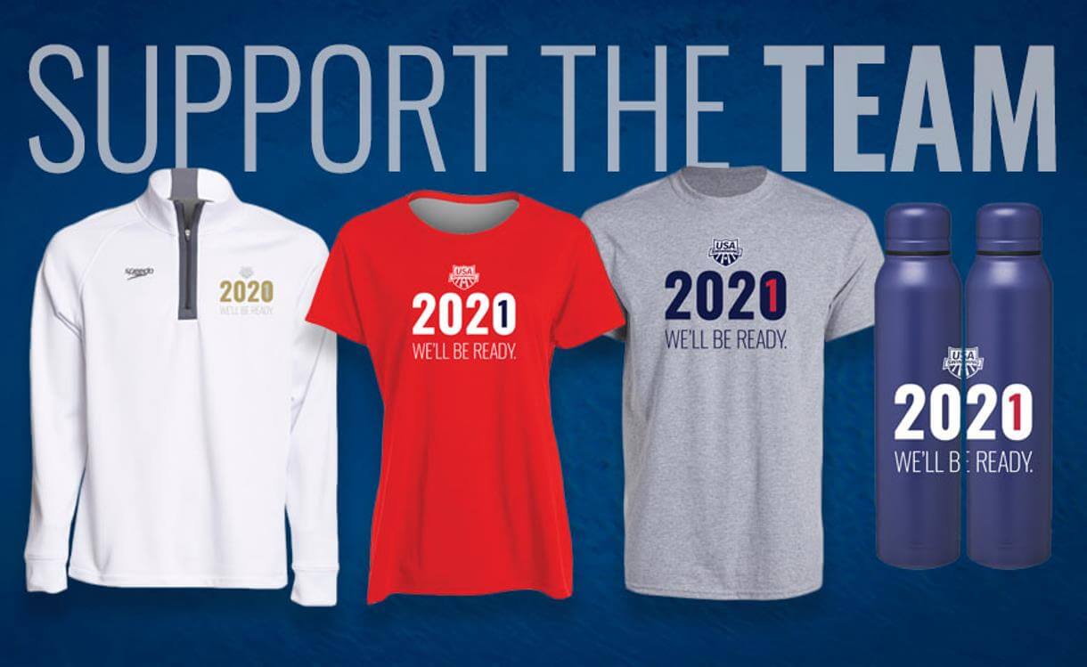 USA Swimming's “2021 - We’ll Be Ready” Gear On Sale to Benefit Athletes