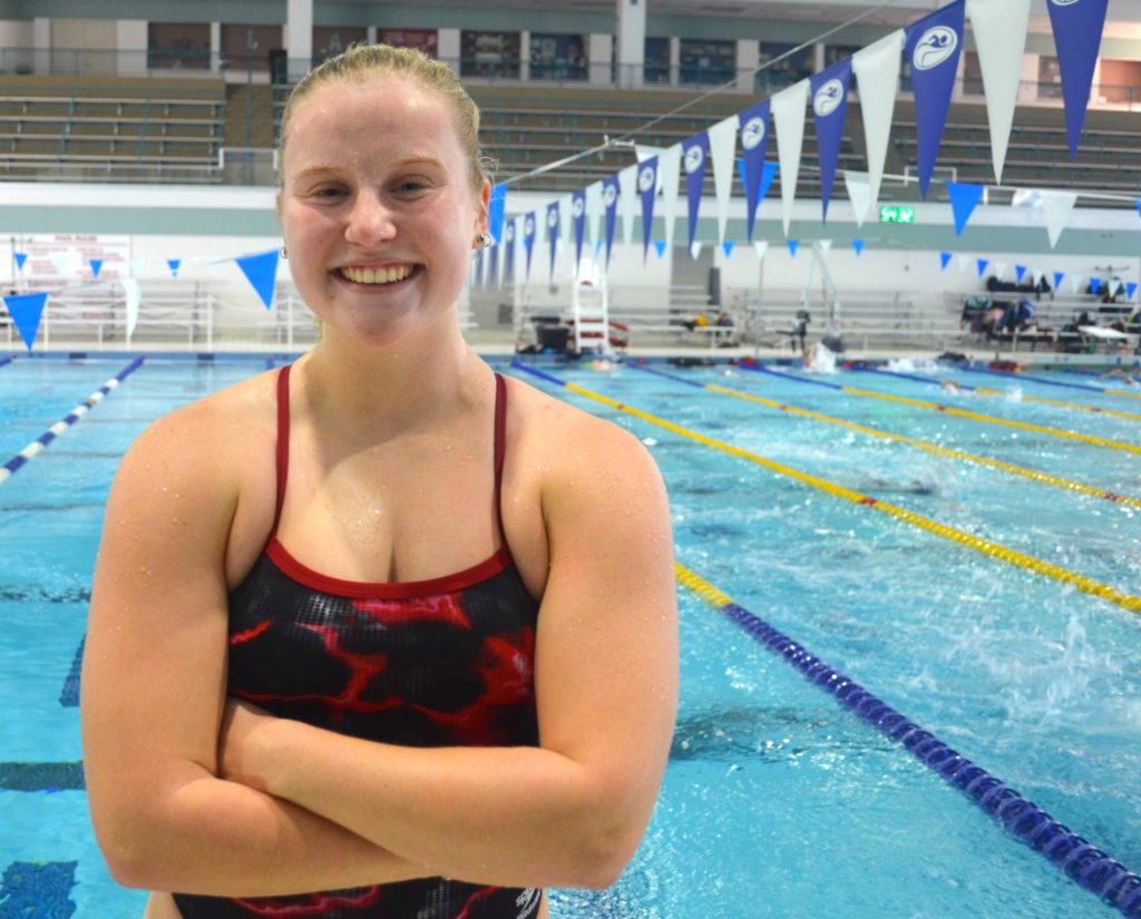 Morgan Kraus Training With Michigan Lakeshore Aquatics