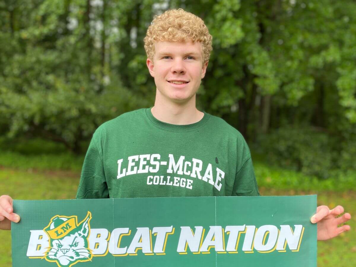 NCISAA State Champion Stephen Bandy Hands Lees-McRae College Verbal ...