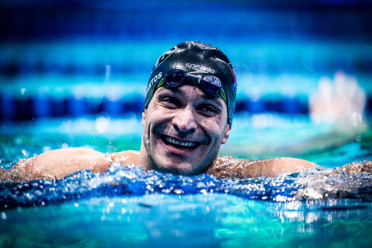 Ever Steady Nicholas Santos Scares Record in 50 Fly at Trofeu Brasil