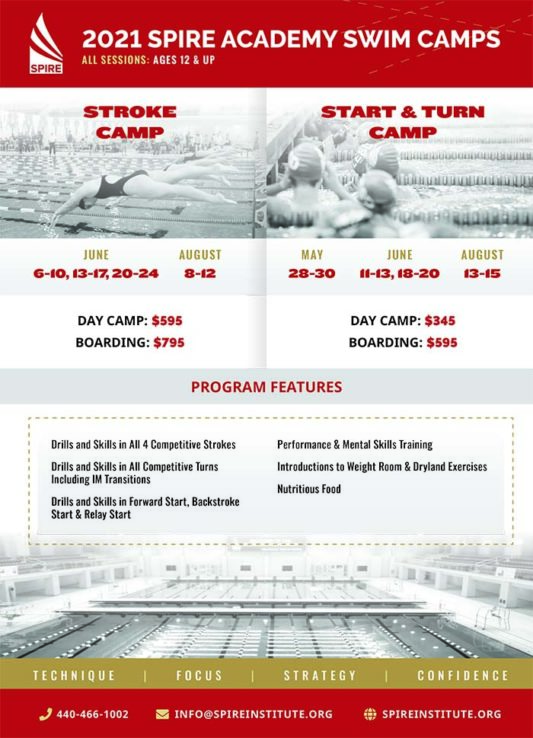 Featured Swim Camp: Spire Institute and Academy - Swimming World News