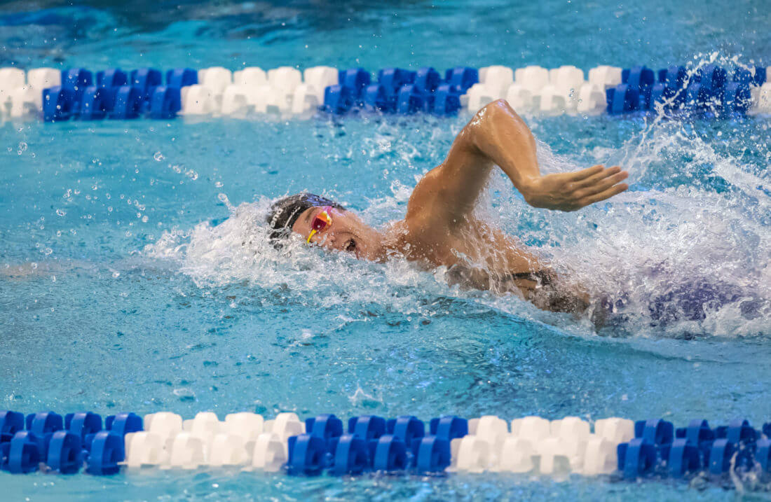Luke Hobson NAG, 7 Pool Records Lead Texas Swimming Past SMU