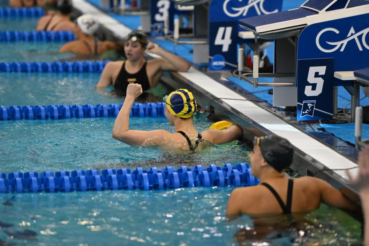 Maggie MacNeil Wins Record-Breaking Round 2 Race With Kate Douglass