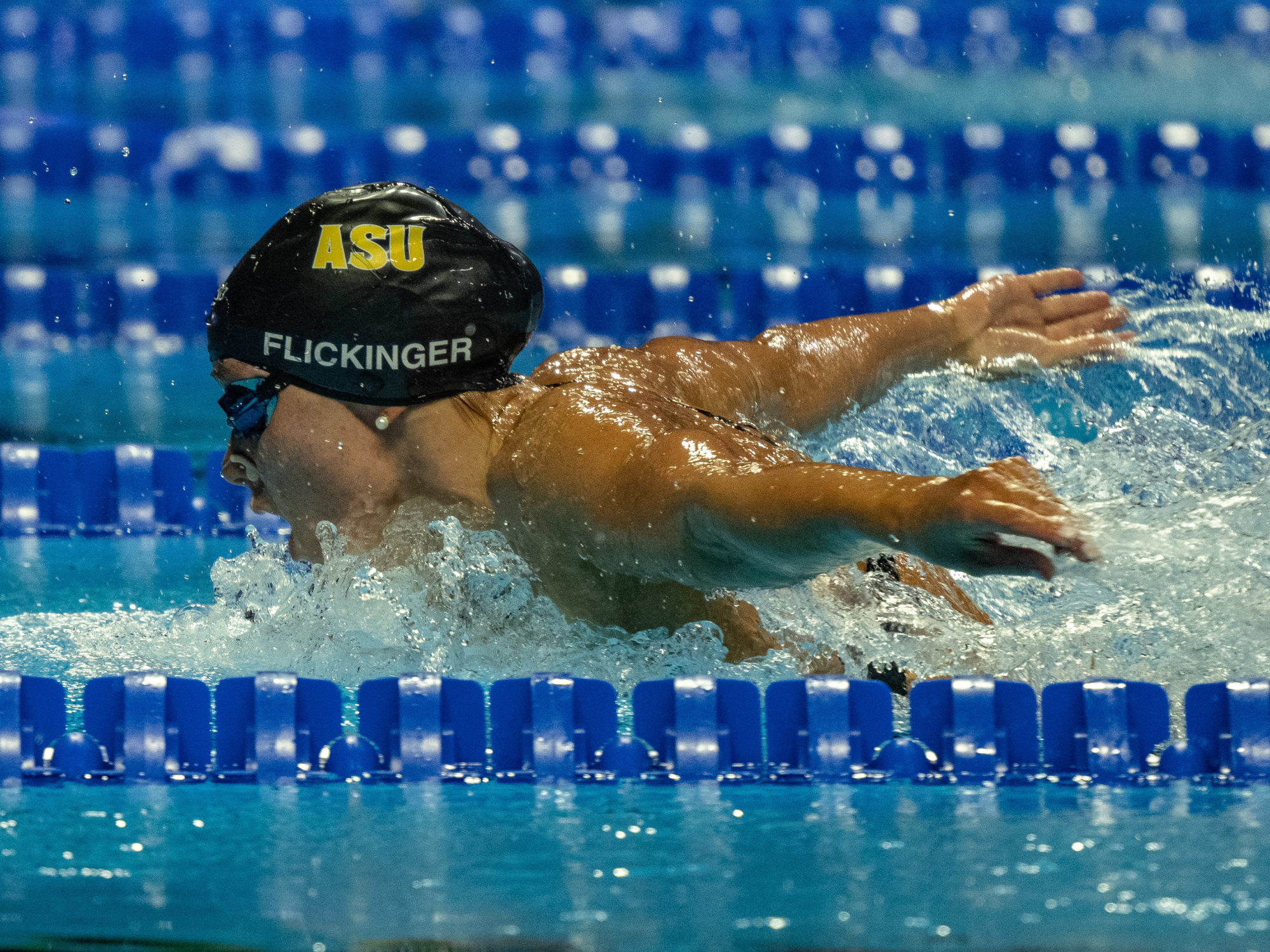 Hali Flickinger Cruises to Top Seed in Women's 200 Butterfly