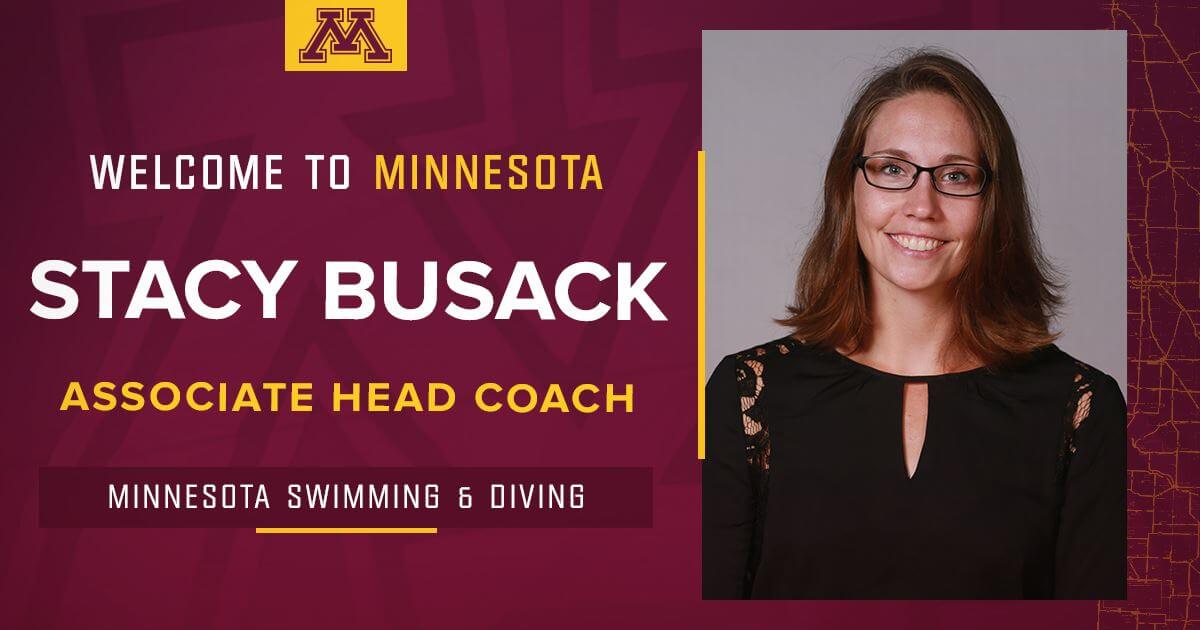 Stacy Busack Hired as Minnesota Swimming Associate Head Coach