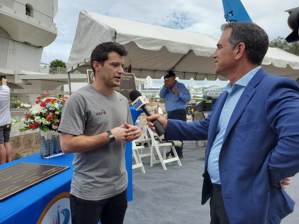 City of Fort Lauderdale Hosts Topping Out Ceremony High Diving Tower