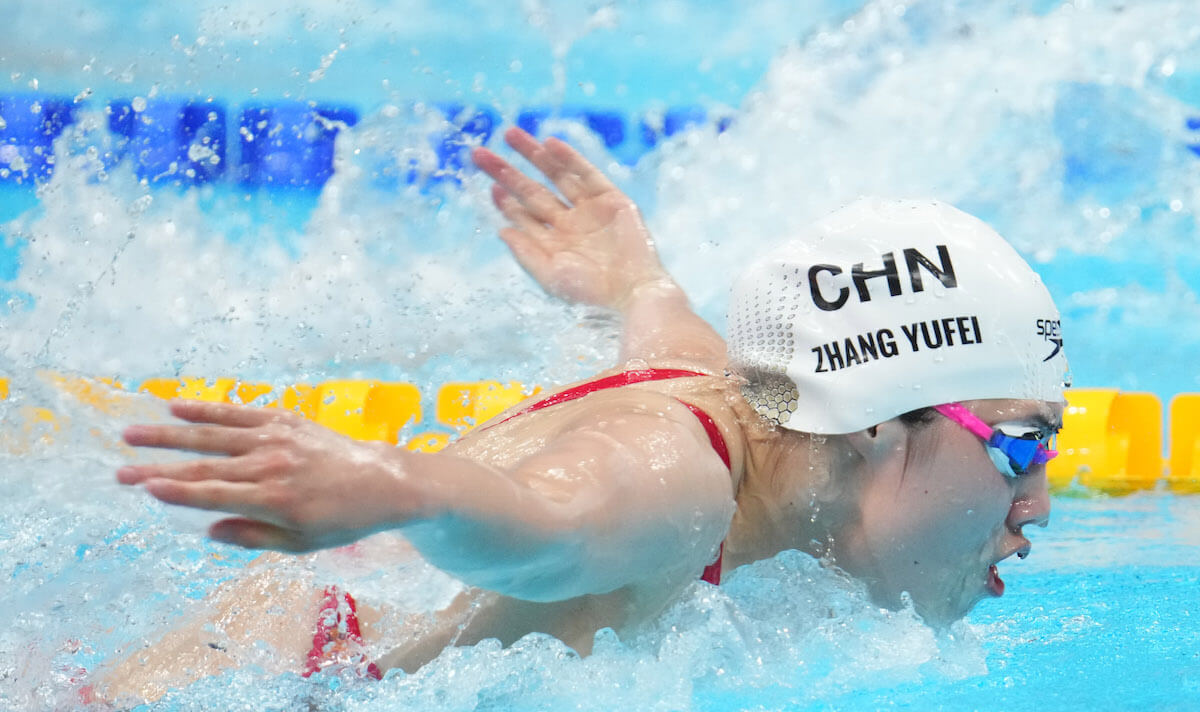 Zhang Yufei Takes Top Seed into 100 Fly Final; Marie Wattel Makes Move
